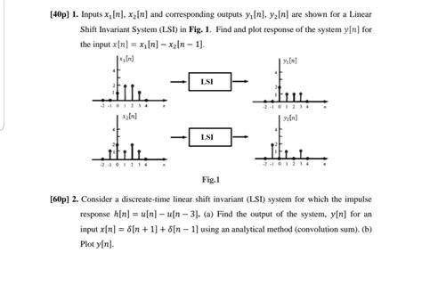 Solved 40p 1 Inputs X1 N X2 N And Corresponding