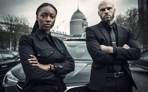 Premium Photo Lapd Male And Female Police Officers