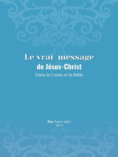 Jésus Dans Le Coran Pdf Qui Est Jésus Dans Lislam Jtcp