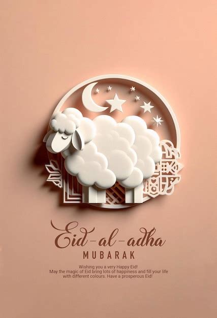 Premium Psd Islamic Eid Al Adha Concept Poster Design Islamic And