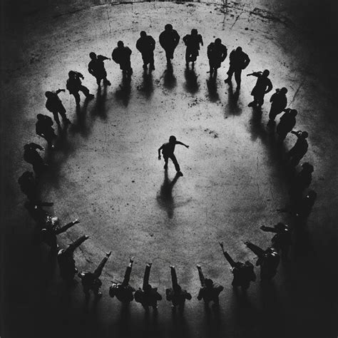 Street Dancers Forming A Circle With One Dancer Performing In The