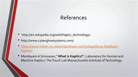 Haptic Technology Ppt Pptx