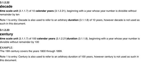 Iso 8601 Also Defines “decades” To Starts With The Year Xxx0 And End With The Year Xxx9 R Iso8601