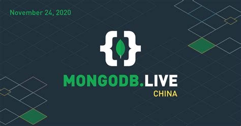Join Us For MongoDB Live China On Tuesday November Th MongoDB