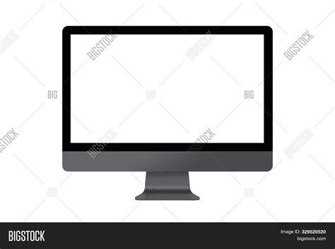Blank Screen Computer Image And Photo Free Trial Bigstock