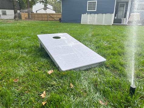 Plain All Weather Cornhole Boards Professional Style Waterproof