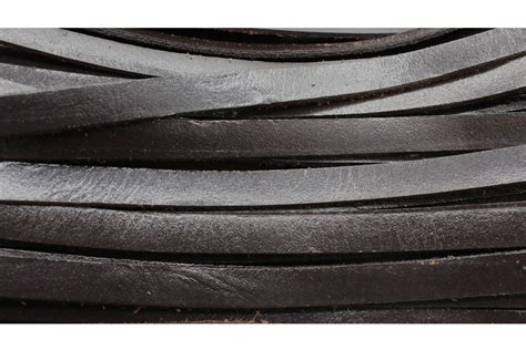 Flat Leather 10mm Brown Price Per Meter Bead Trimming And Craft Co
