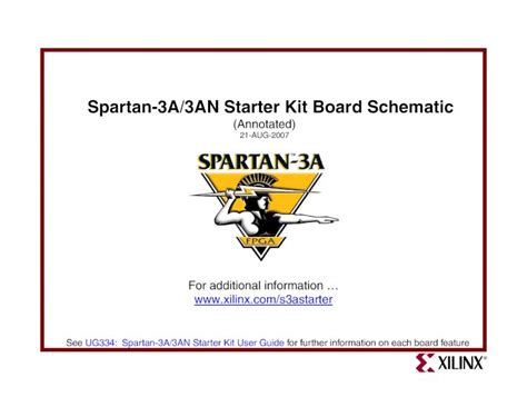 Pdf Spartan 3a S3astarter Schematic