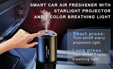 2025 Upgrade Smart Car Air Freshener Rechargeable Car Air