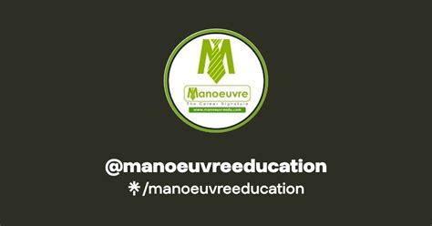 Manoeuvreeducation Facebook Linktree