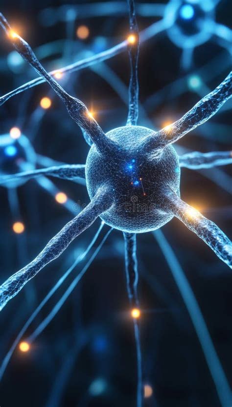 Neurological Network Visualization Neuron Connections Synaptic