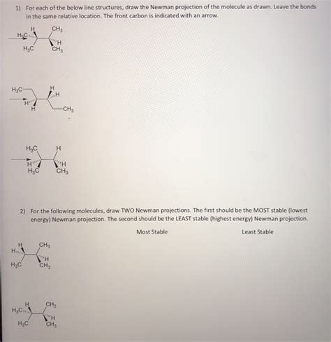 Solved For Each Of The Below Line Structures Draw The