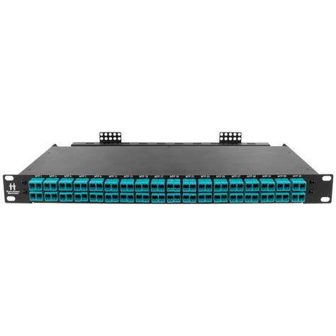 1u Optimusmax 288 Mdc Rack Mount Fiber Patch Panel High Density 288 Multimode Connections