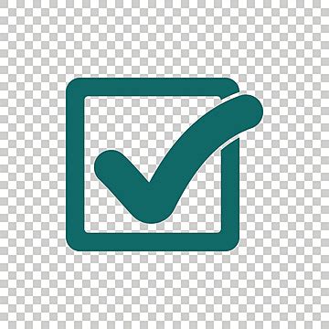 Check Mark Icon In Square And Round Box Vector Ok Right Tick PNG And Vector With Transparent