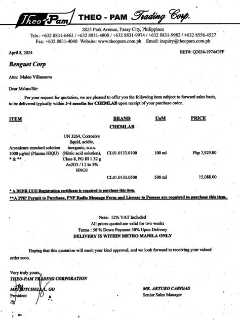 Benguet Corp 2024 1974 Pdf