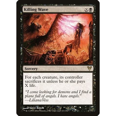 Mtg Killing Wave Avacyn Restored Lightly Played Shopee Philippines