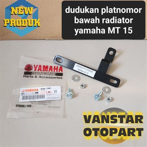 Dudukan Plat Nomor Depan Mt 15 Mt15 Bagian Bawah Radiator Set Baut Lazada Indonesia