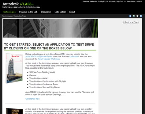 Web Based Application Trials From Autodesk A Great Idea • As