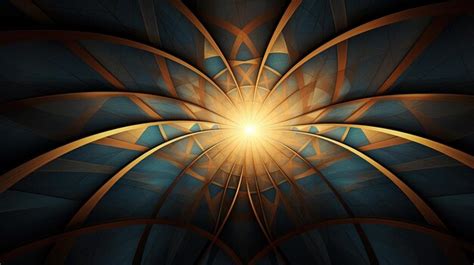 Premium Ai Image A Background With Intersecting Arcs Creating An Intricate Geometric Design