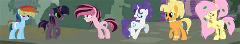 Mlpfim Alternate Universe Mane 6 By Cosmiickatie On Deviantart