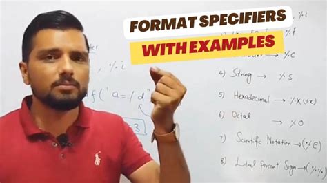 Muhammad Altaf On Linkedin Format Specifiers In C With Examples {hindi} Types Examples And More