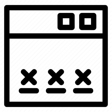Password Security Access Protection Secure Safety Icon Download