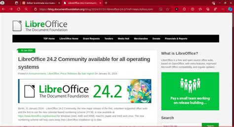 La Nueva Versión Comunitaria De Libreoffice La Nueva Versión Comunitaria De Libreoffice