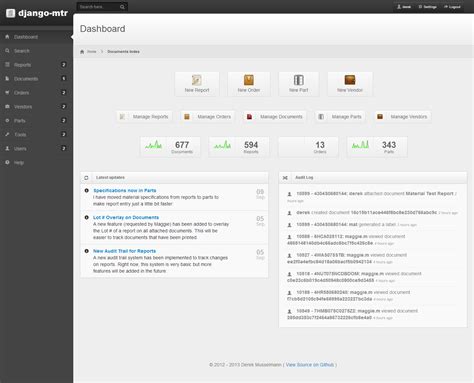 Github Disfluxdjango Mtr A Material Test Report Document Management