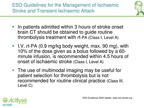Ppt Emergency Stroke Management And Treatment Guidelines Powerpoint