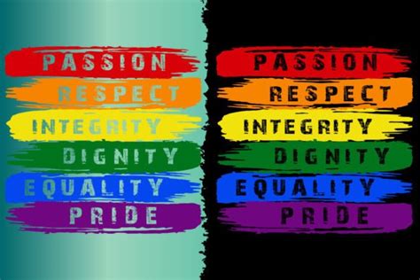 Passion Respect Integrity Dignity Graphic By Ar88design · Creative Fabrica