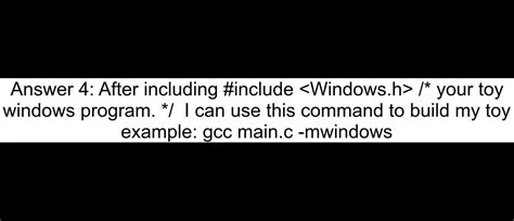How To Use The Windows API In MinGW One News Page VIDEO