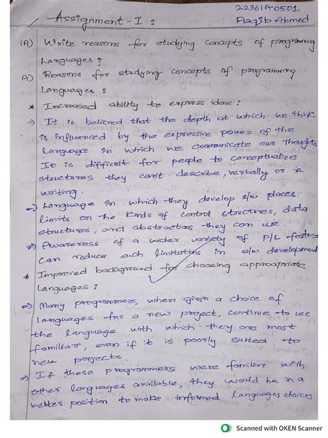 Ppl Assignment 1 Pdf