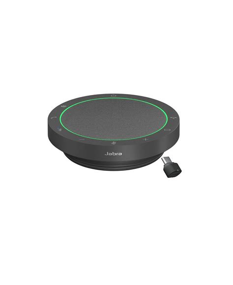 Jabra Speak MS USB A USB C Bluetooth Speakerphone With Link Bluetooth USB C Adapter