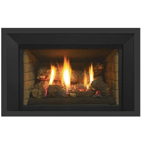 black vignette faceplate for lri4e gas insert shop fireplace