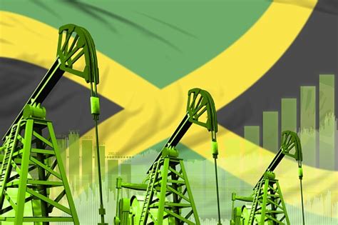 석유 우물의 산업 그림자메이카 석유 산업 개념 국기 배경 3d 일러스트레이션 0명에 대한 스톡 사진 및 기타 이미지 0명 3차원 형태 가솔린 Istock