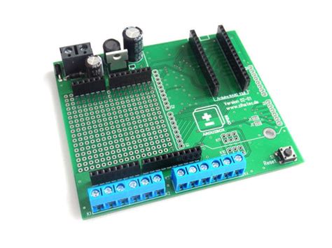 arduibox arduino prototyping din rail case inc 5v regulator the