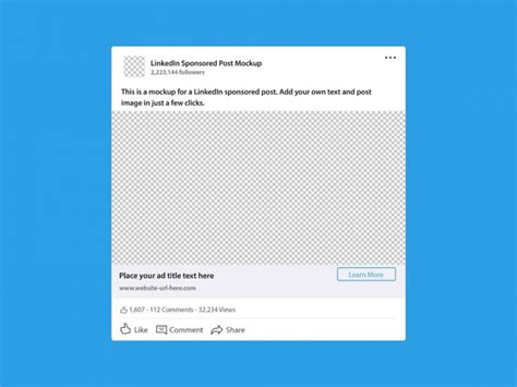 Free Linkedin Post Mockup