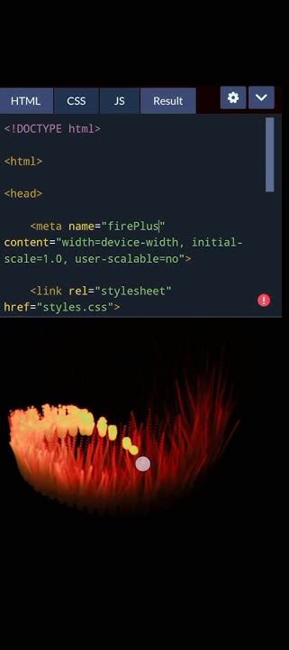 Efecto De Llamas 🔥 Html Css Y Javascript Parati Programacion Youtube