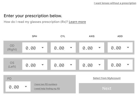 Prescription Form Ui Improvements
