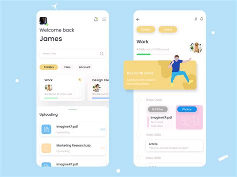 Data Storage App By Vivek Thakur On Dribbble