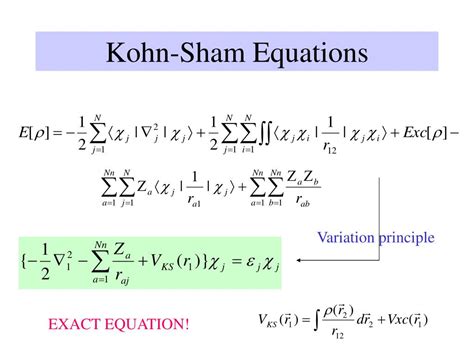 Ppt Density Functionals Basic Dft Theory Powerpoint Presentation