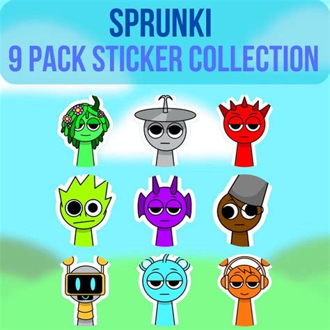 Sprunki Sticker Etsy