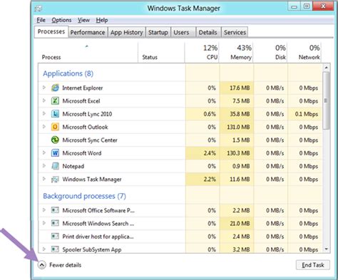 microsoft details the improved task manager in windows 8