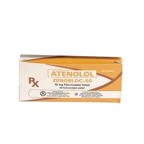 Tenormin Atenolol 50mg Tablet X 1s Xalmeds