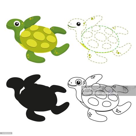 Turtle Worksheet Vector Design High Res Vector Graphic Getty Images