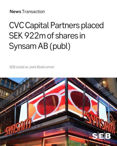 We Congratulate Cvc Capital Partners On Their Secondary Placing Of Sek