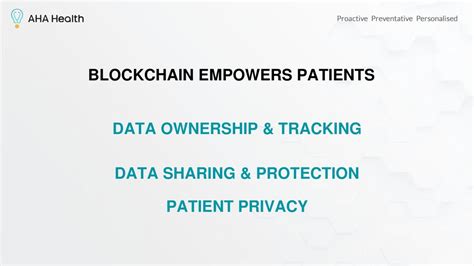 Data Ownership & Tokenization of Healthcare - ppt download