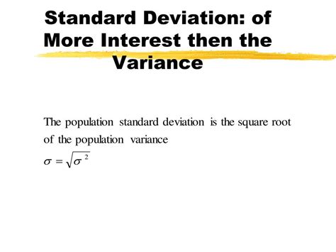 Ppt 42 Cont Standard Deviation Of A Discrete Random Variable