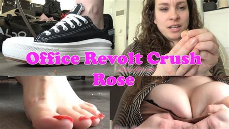 Office Revolt Crush With Rose Oversized Converse Unaware Giantess Crush Then Foot Tease Hd