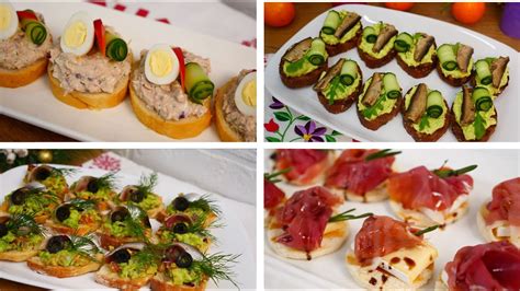 Самые популярные бутерброды на праздничный стол за 5 минут Мой личный Топ Youtube